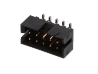 2.00mm Pitch, Milli-Grid PCB Header, Dual Row, Vertical, Surface Mount, Shrouded, 8 Circuits, 0.38µm Gold (Au) Plating, Dual Side Slots, Center Friction Lock, with Pegs, Tube