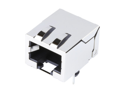 Modular Jack, Right-Angle, Low Profile, Surface Mount, 6/2