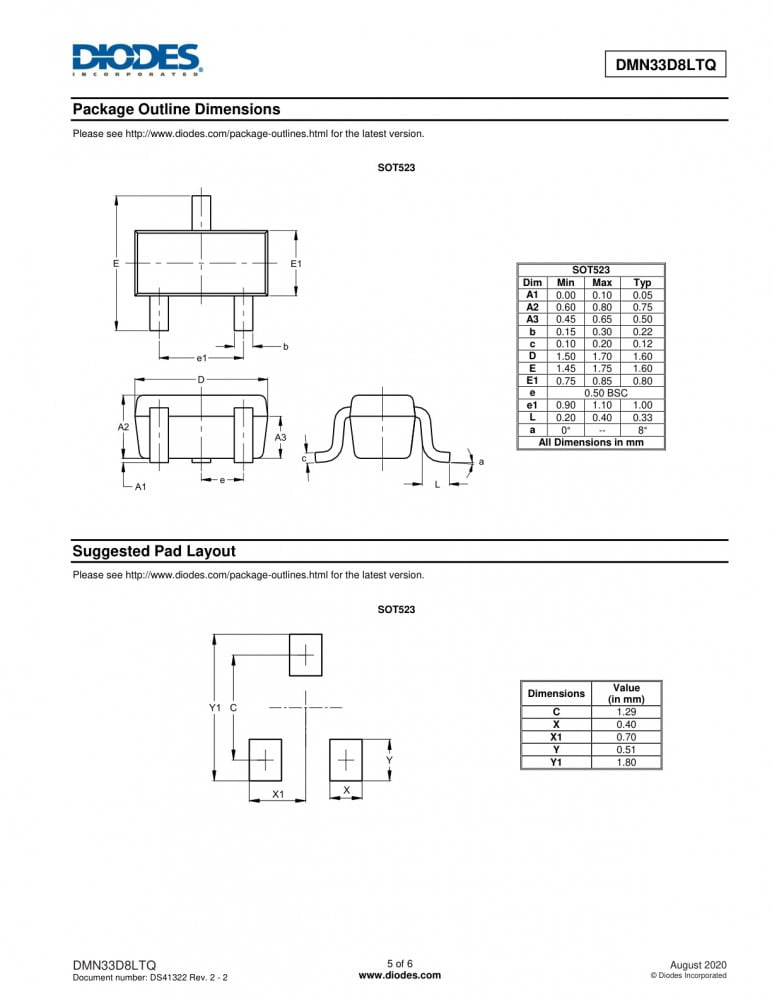 DMN33D8LTQ-13 datasheet page 5