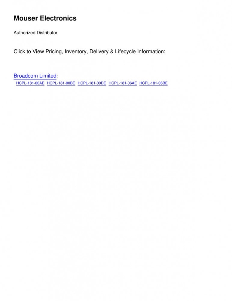HCPL-181 datasheet page 7