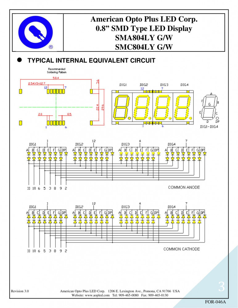 SMA804LY datasheet page 3