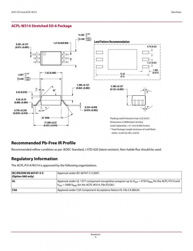 ACPL-W314-060E datasheet page 4