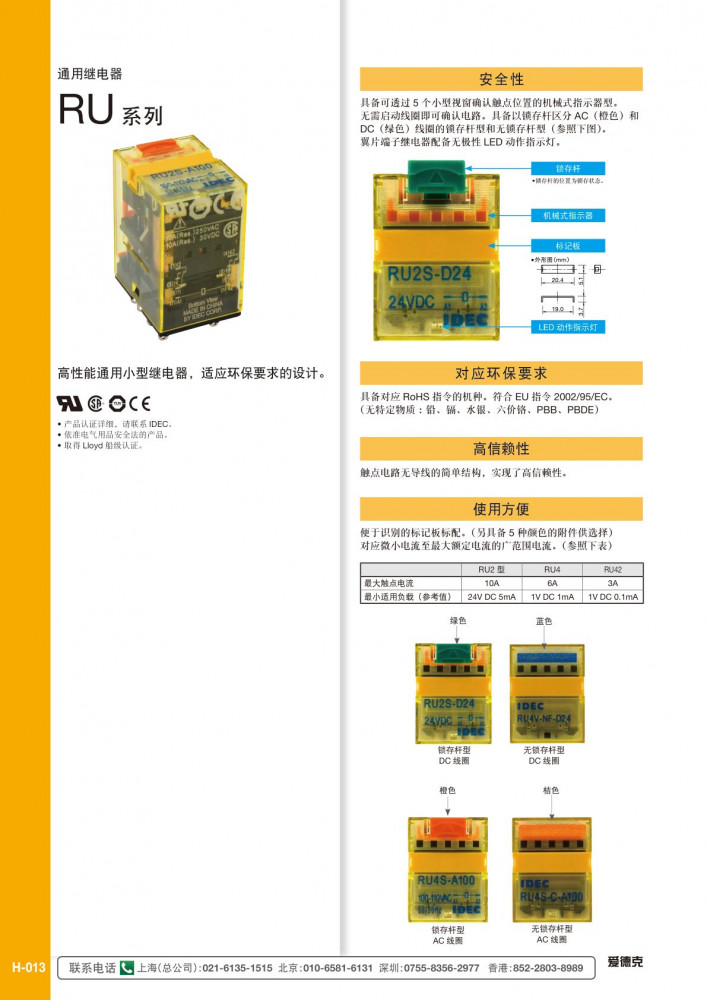 RU4S-D110 datasheet page 1