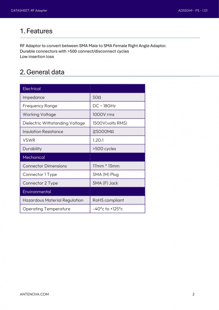 ADSS049 datasheet page 2
