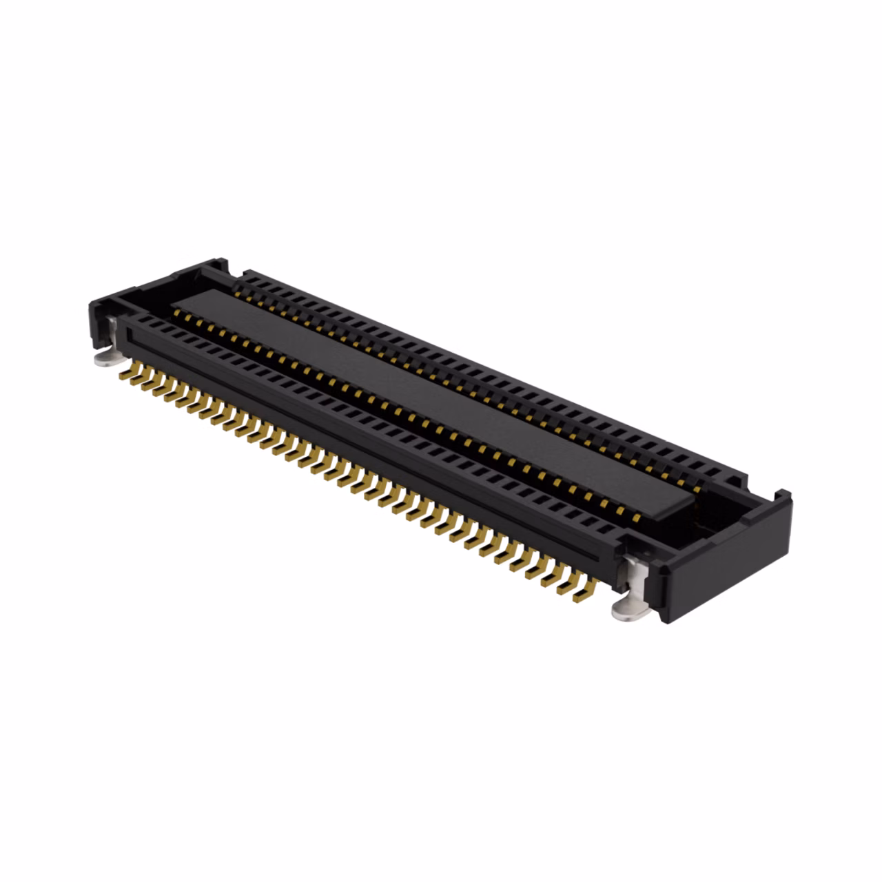 0.50mm Pitch SlimStack Receptacle, Surface Mount, Dual Row, Vertical, 2.00mm Stacking Height, with Solder Tabs, 70 Circuits for sale