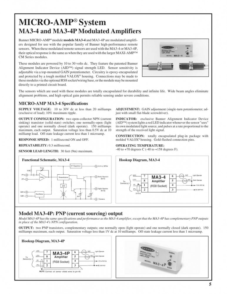 MICRO-AMP documentation page 5