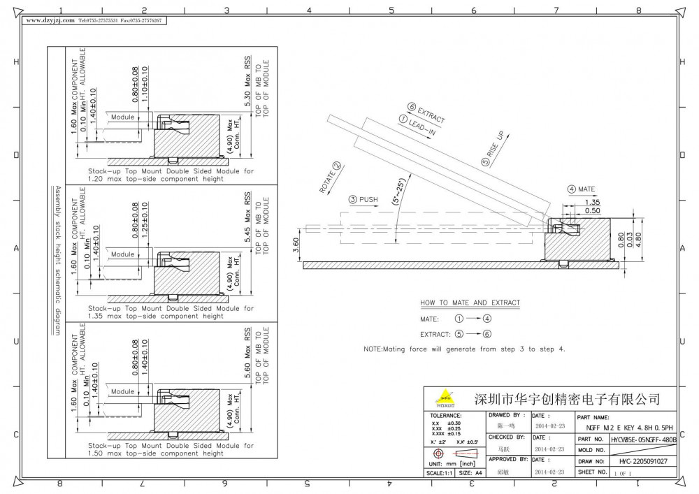 HOAUC HYCW35E-05NGFF-480B drawing page 2