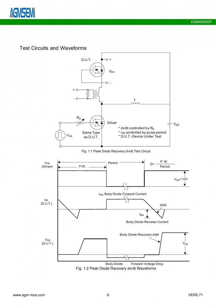 AGM40N20F datasheet page 6