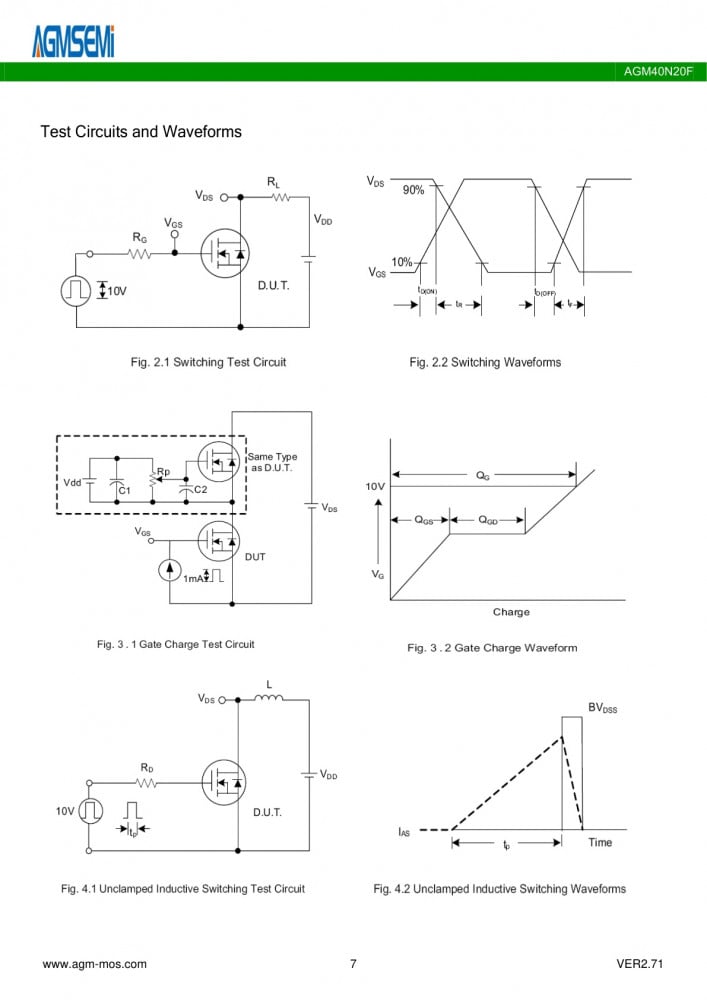 AGM40N20F datasheet page 7