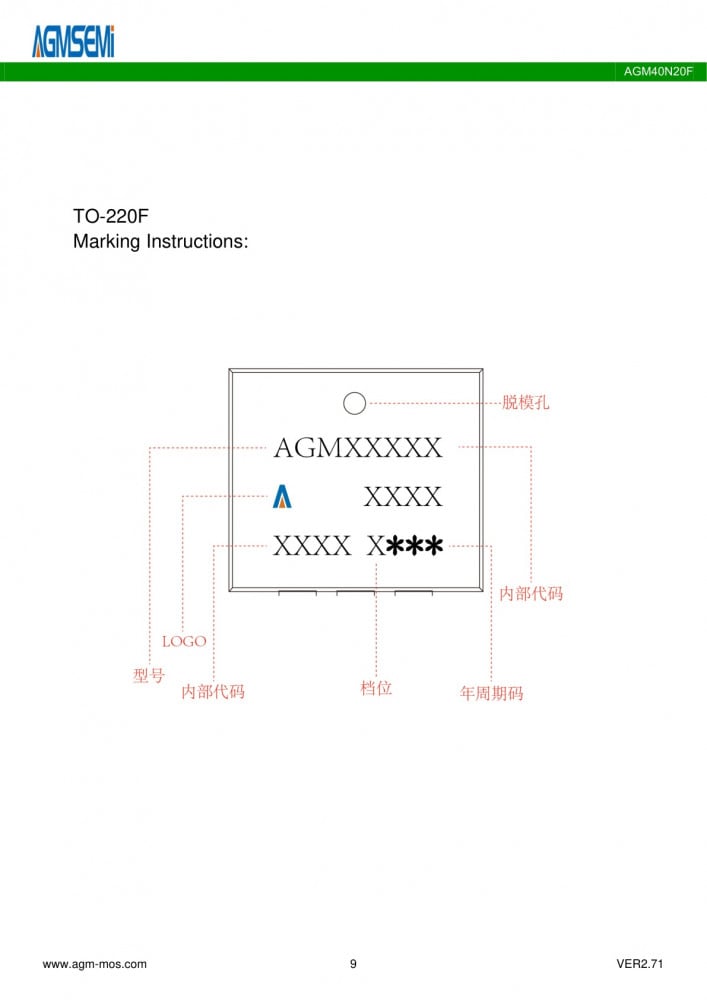 AGM40N20F datasheet page 9