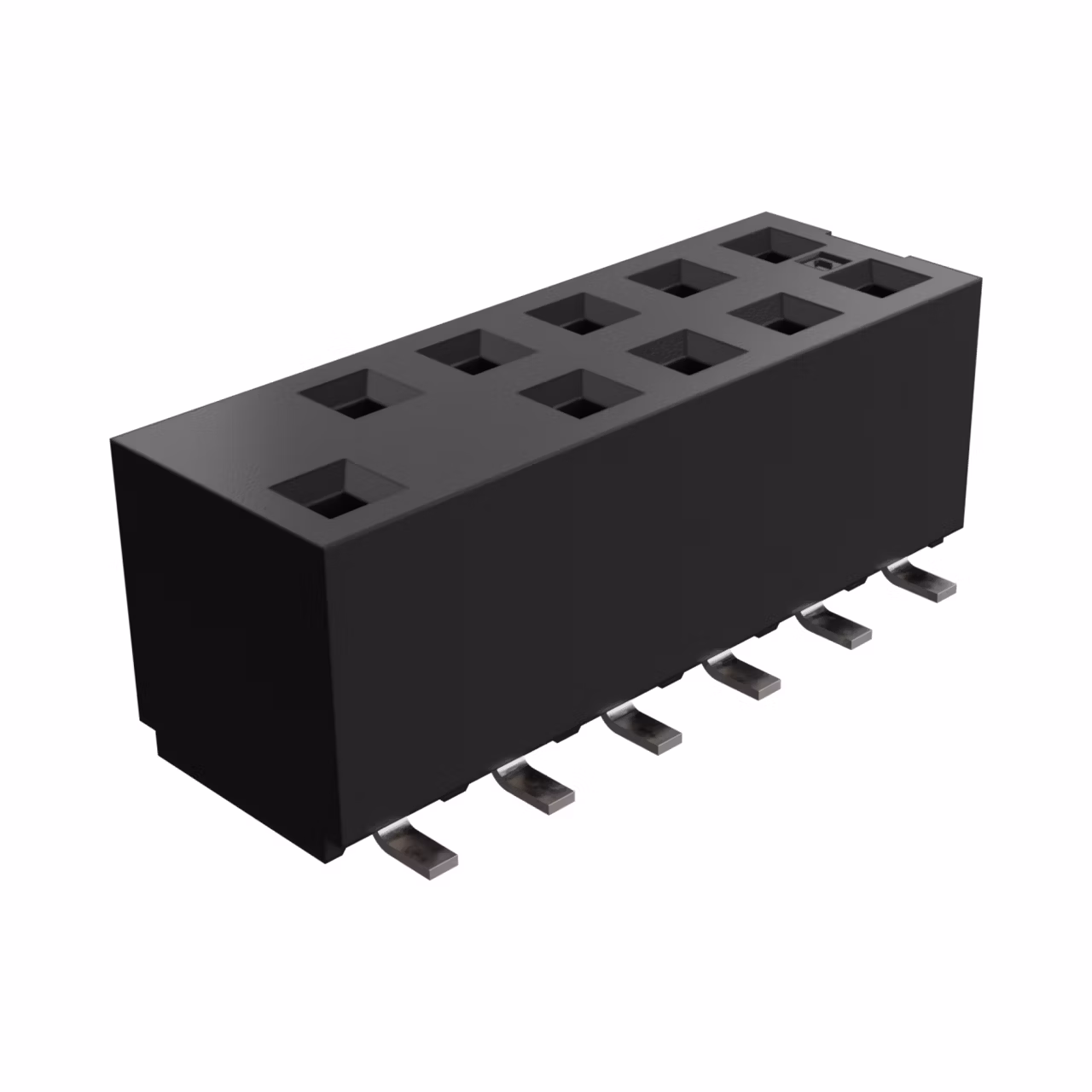 Milli-Grid Vertical Receptacle, 2.00mm Pitch, Dual Row, Through Hole, 0.38µm Gold (Au) Plating, 28 Circuits, Lead-Free