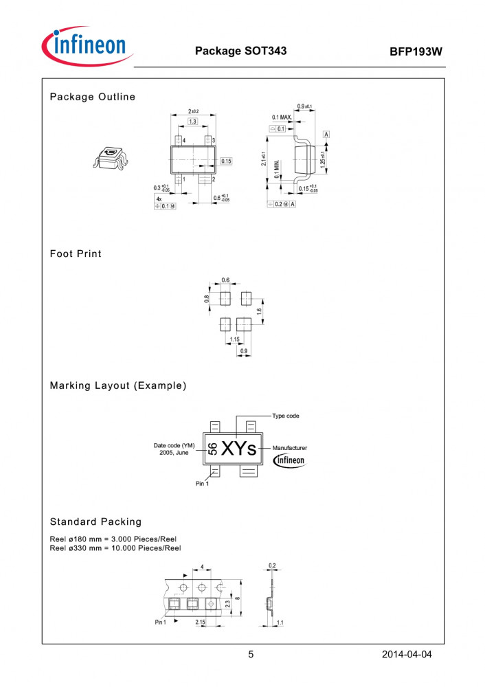 BFP193W datasheet page 5