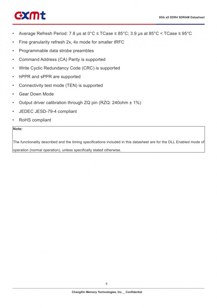 CXDQ3A8AM-CQ-A datasheet page 9