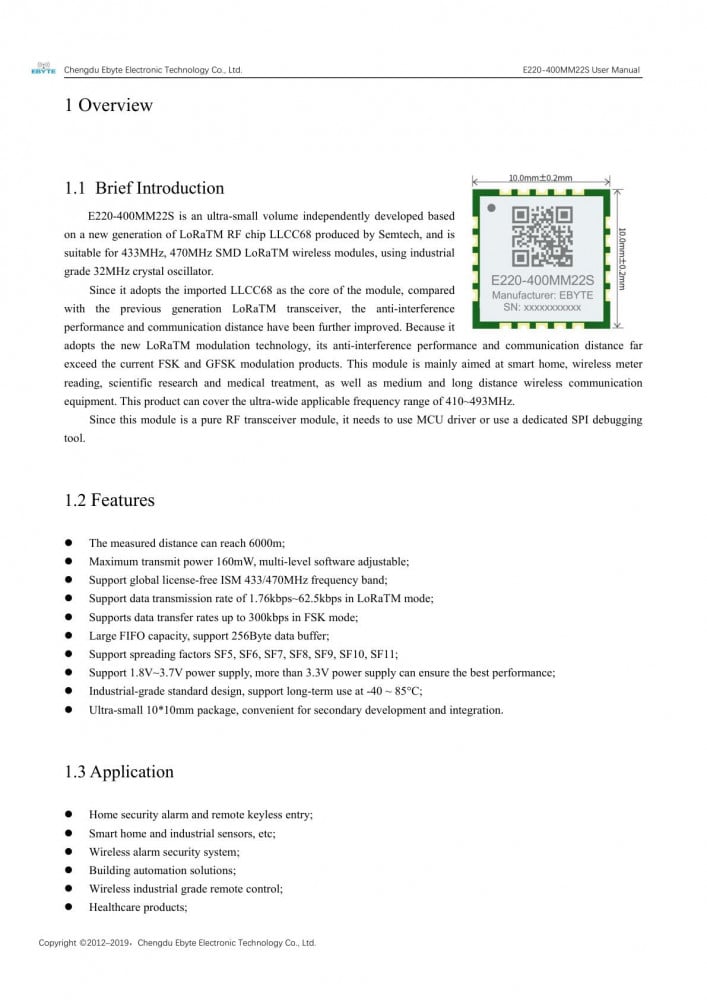 E220-400MM22S datasheet page 4