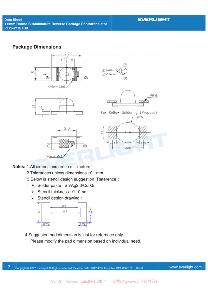 Supplied technical document page 2