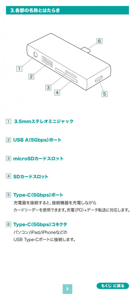 ADR-5TCSDP3BK manual page 5