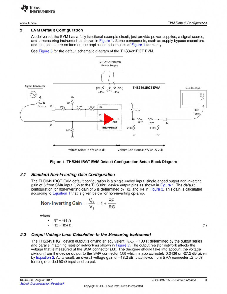 THS3491RGT EVM document page 3