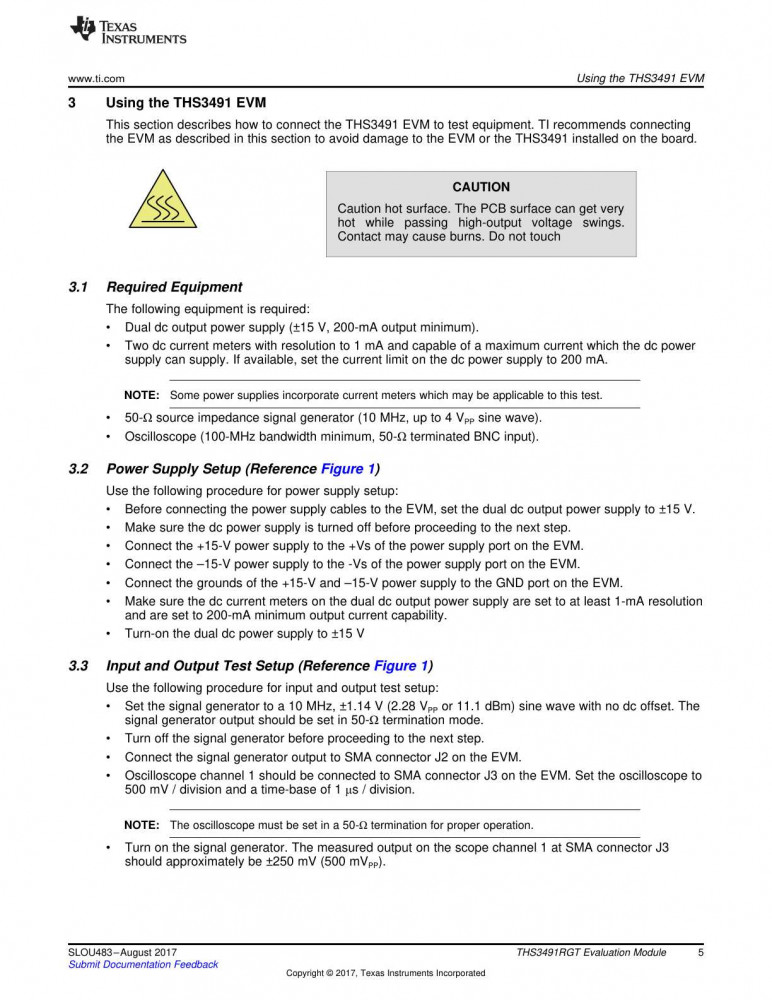 THS3491RGT EVM document page 5