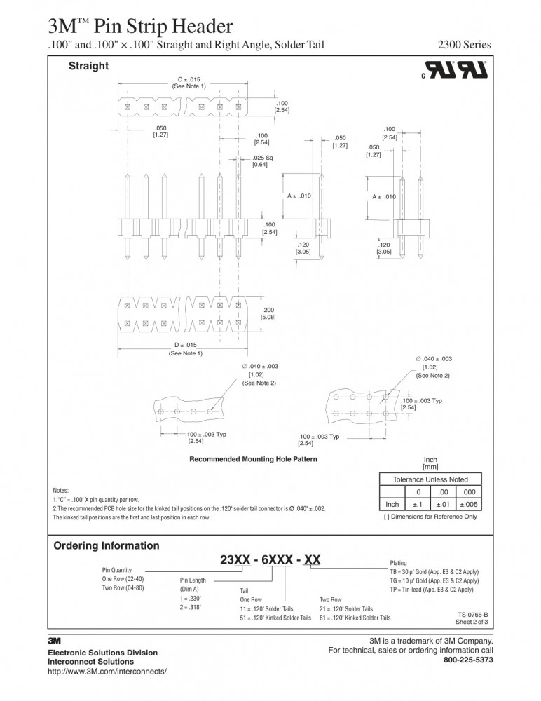 3M 2380-6121TG technical document page 2