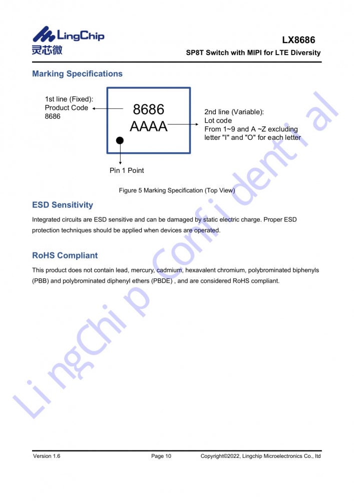 LX8686 datasheet page 10