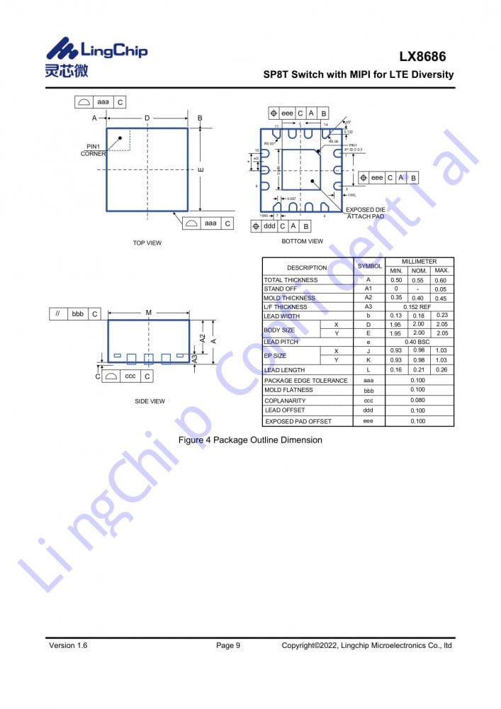 LX8686 datasheet page 9