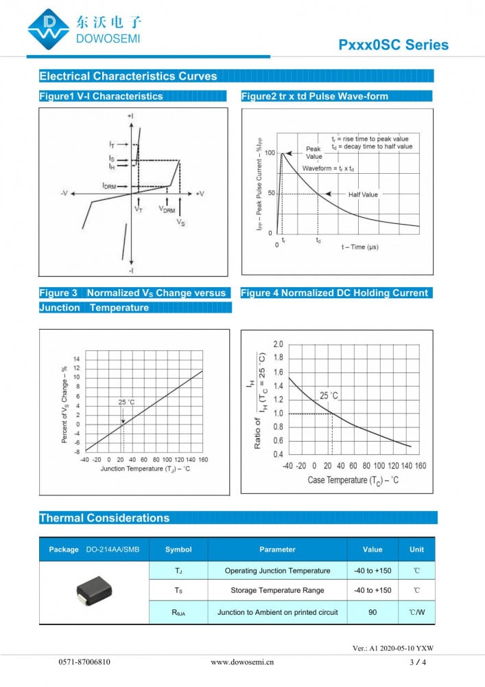 DOWO P1100SC datasheet page 3