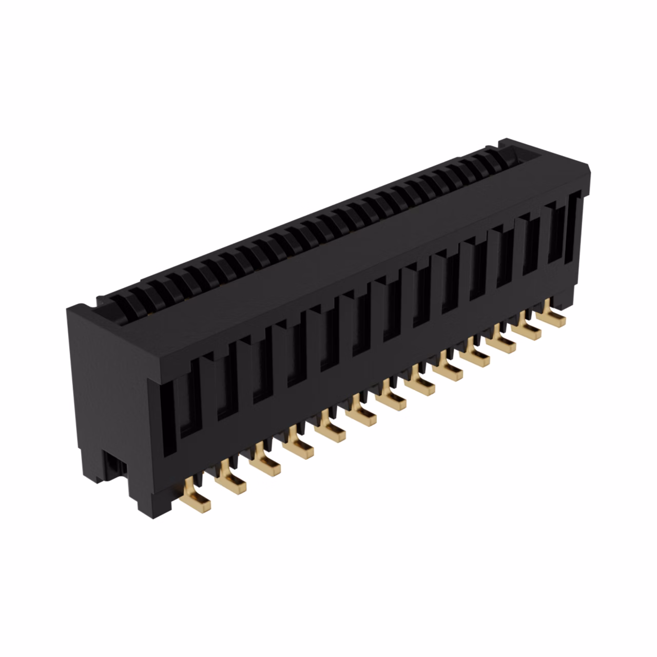 Easy-On FFC/FPC Connector, 0.50mm Pitch, Surface Mount, Vertical, Non-ZIF, Reverse Footprint, Gold Plating, Black, 25 Circuits for sale