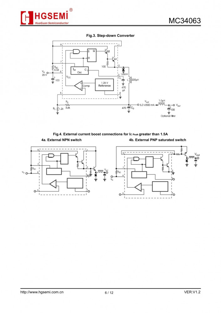 MC34063M/TR datasheet page 6