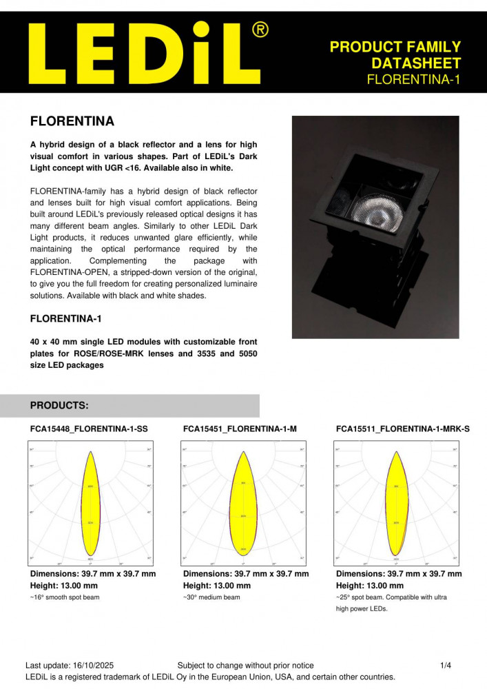 FLORENTINA-1-MRK-W technical document page 1