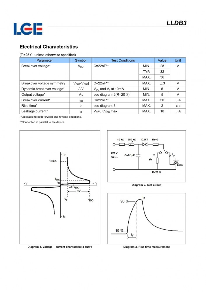 LGE LLDB3 datasheet page 4