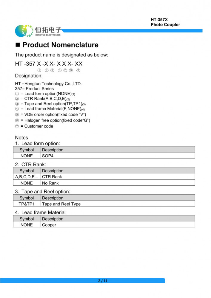 HT-357-ATP1 datasheet page 3