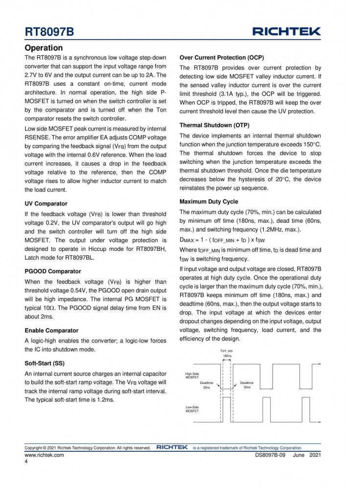 RT8097B datasheet page 4
