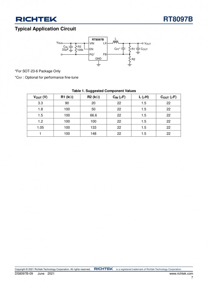 RT8097B datasheet page 7