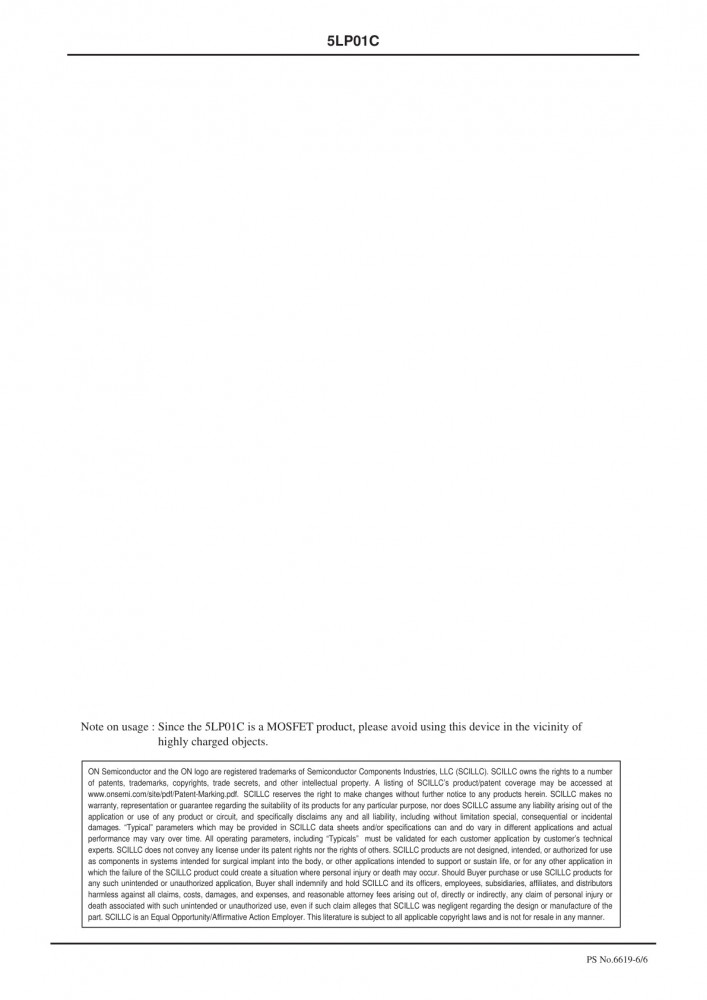 5LP01C datasheet page 6