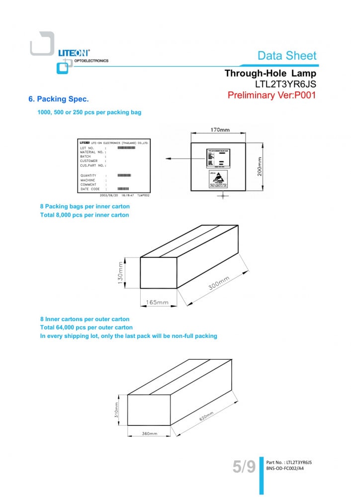 LTL2T3YR6JS datasheet page 5