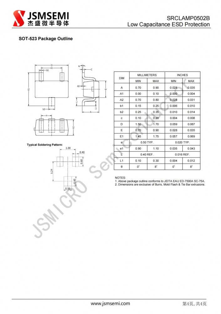 SRCLAMP0502B datasheet page 4