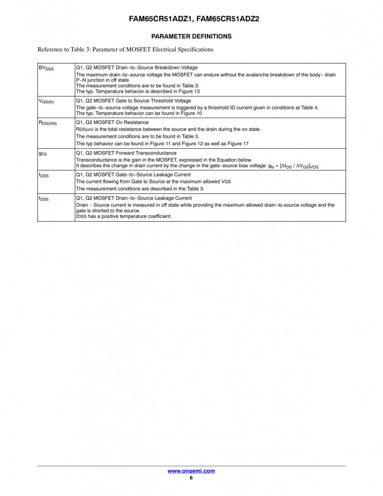 FAM65CR51ADZ1 datasheet page 6