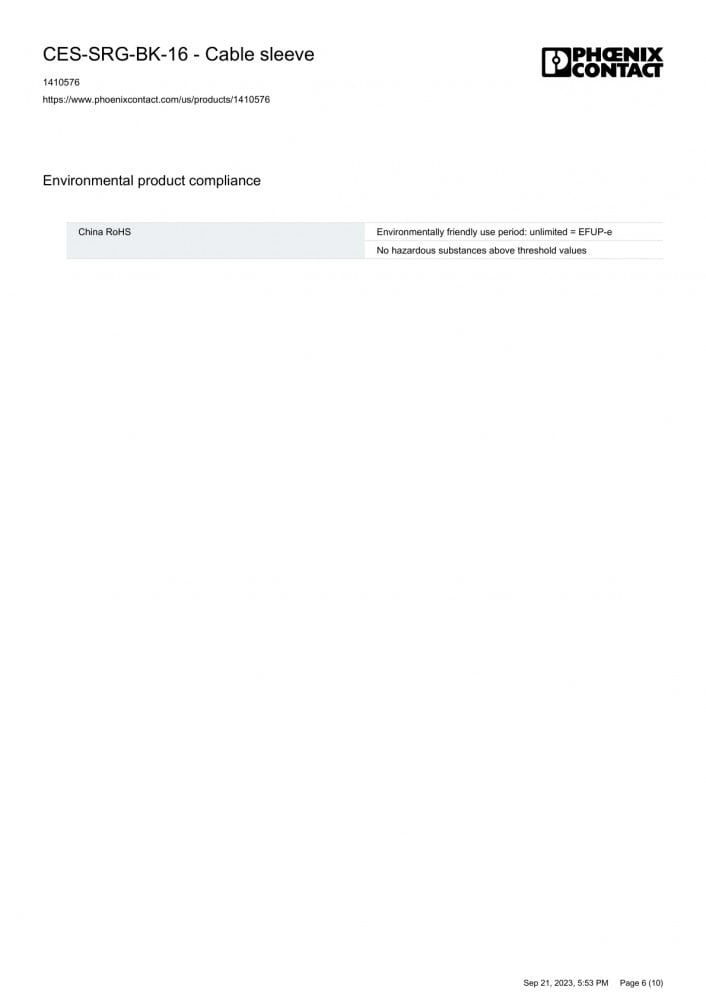 Phoenix Contact 1410576 technical document page 6