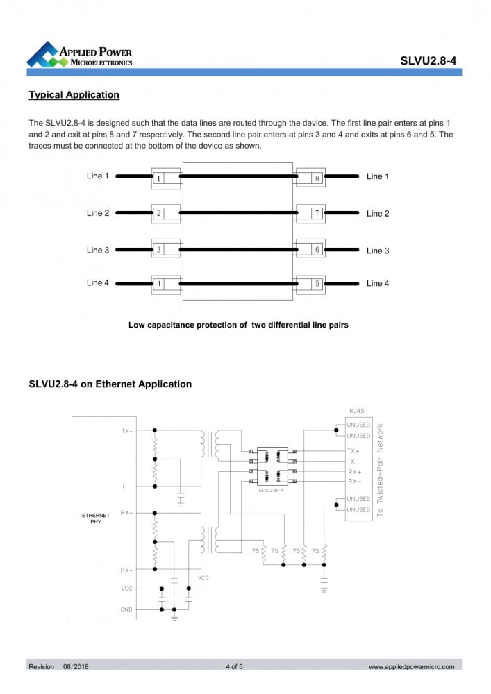 SLVU2.8-4 datasheet page 4