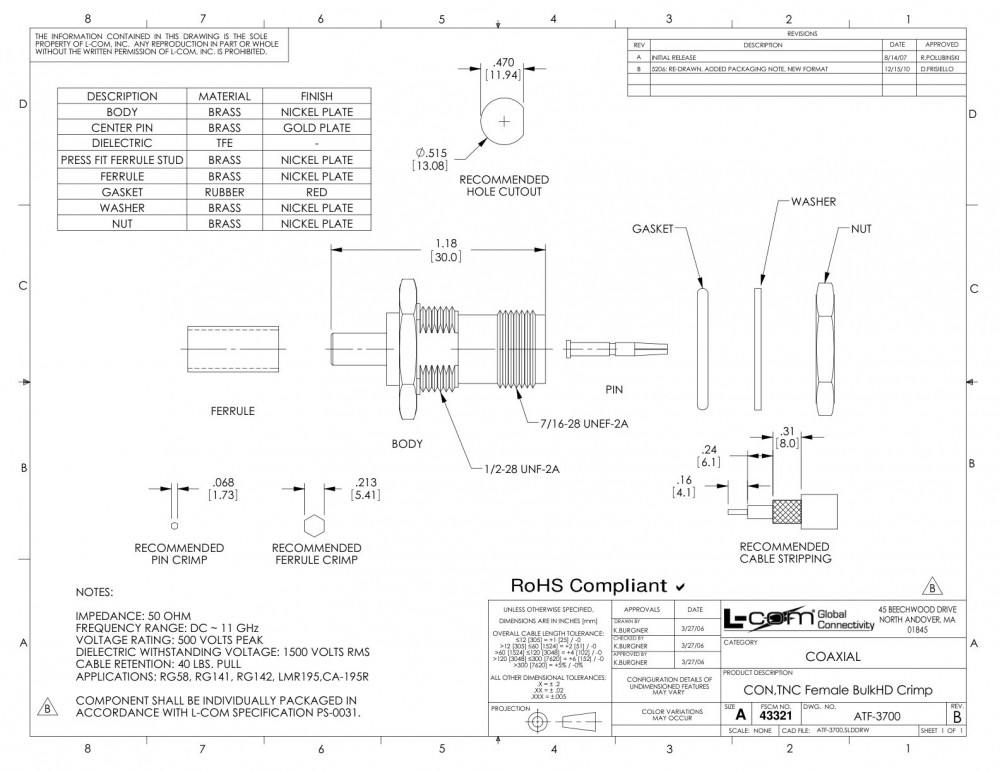 L-com ATF-3700 technical document preview