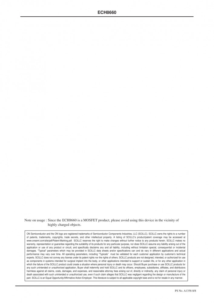 ECH8660 datasheet page 8