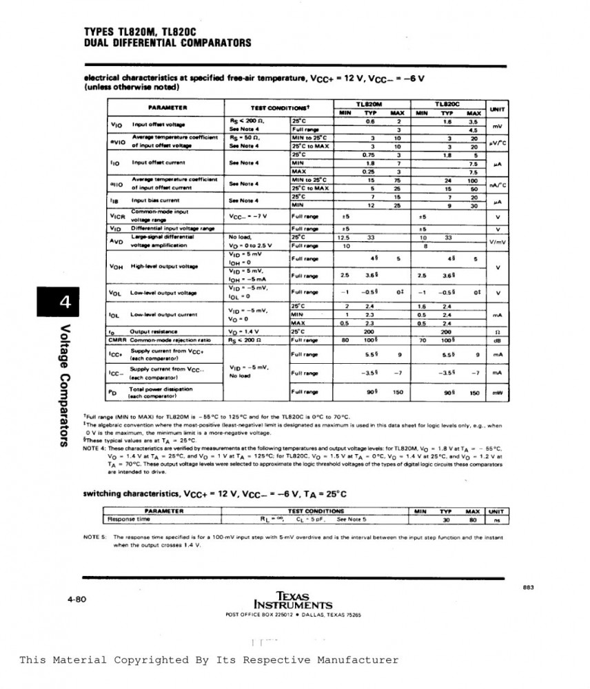 TL820MJ/B technical document page 2