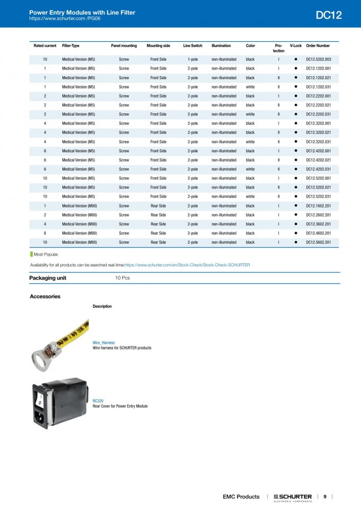 DC12 product documentation page 9