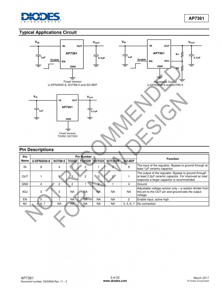 AP7361 datasheet page 2