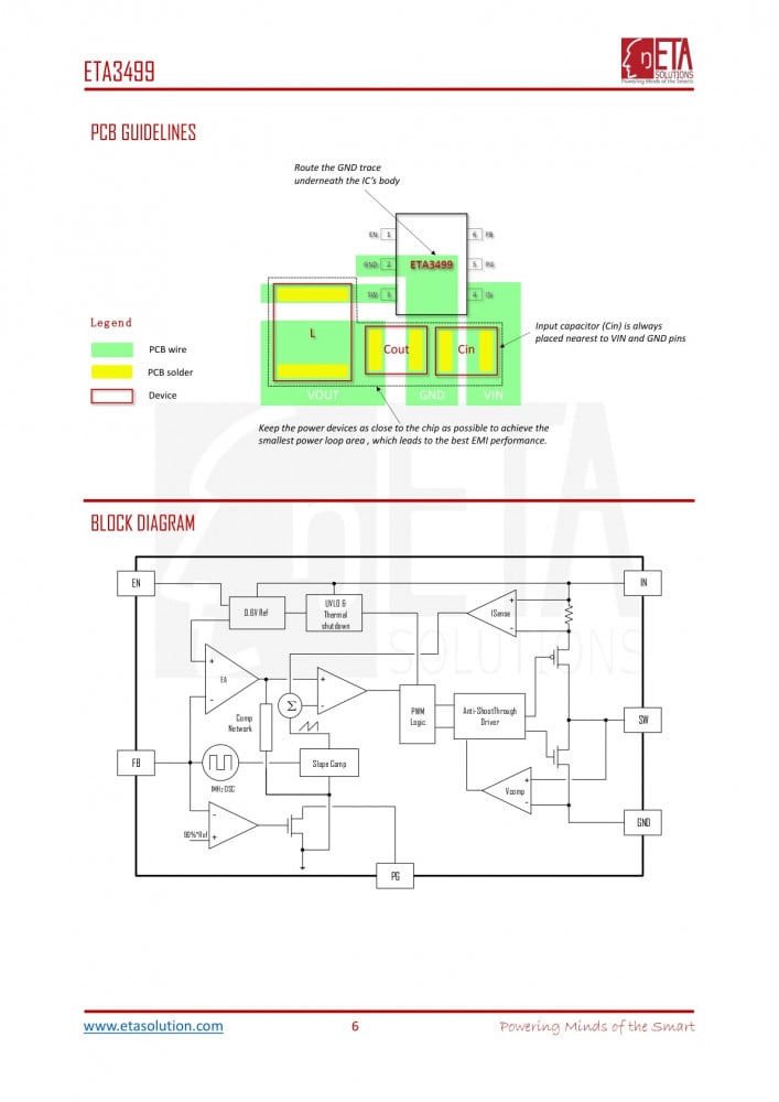 ETA3499S2G datasheet page 6