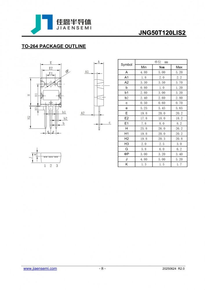 JNG50T120LIS2 datasheet page 8