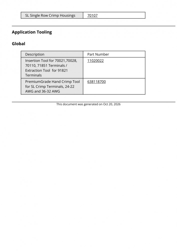 Product document page 3 for MOLEX 16020114