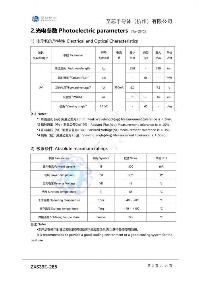 ZXS39E datasheet page 4