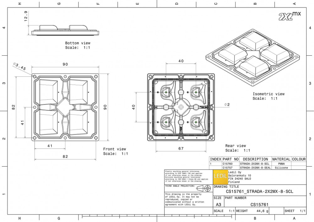 STRADA-2X2MX-8-SCL technical drawing image