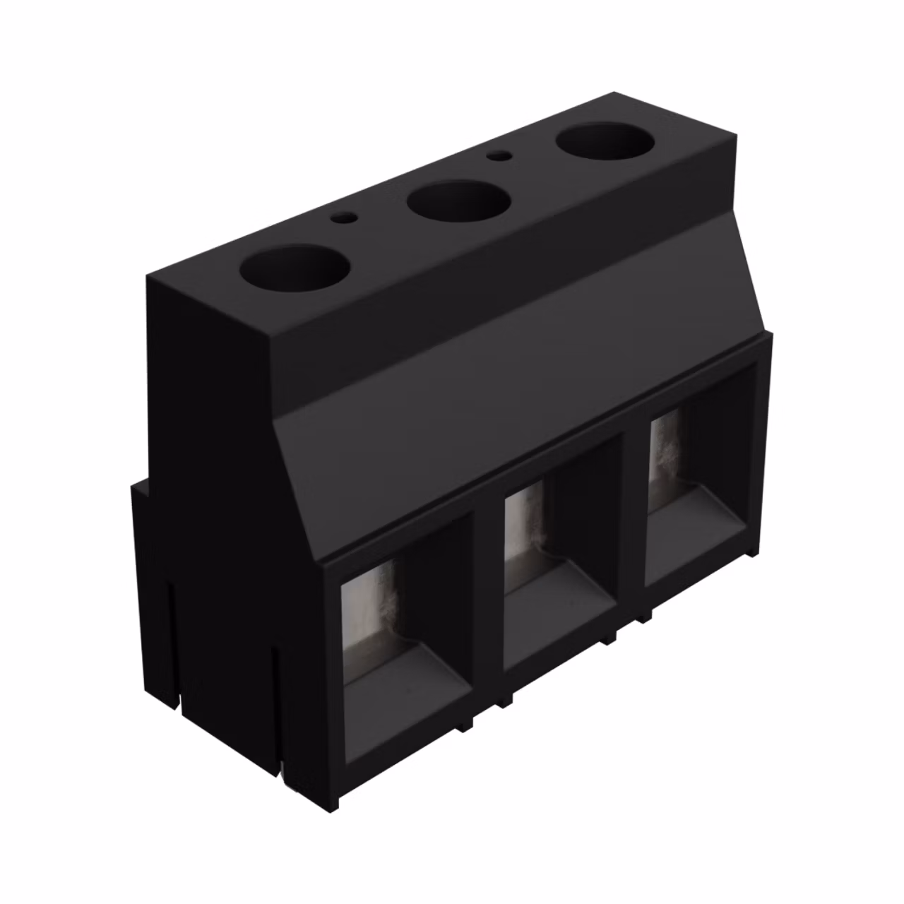 9.52mm Pitch Beau Eurostyle Fixed Mount PCB Terminal Block, Modular, 3 Circuits for sale